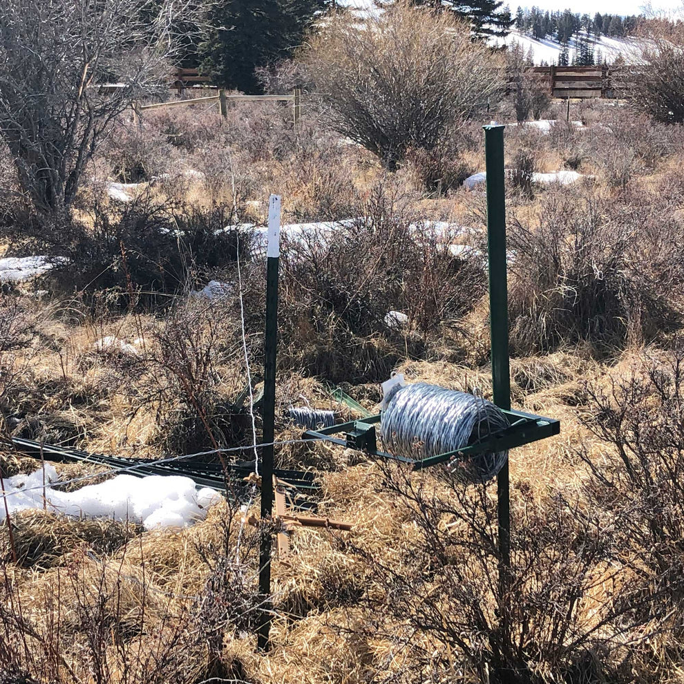 Heavy-Duty Wire Unroller for T-Post Fencing | Fence Easier